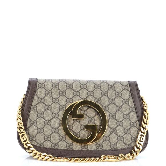 Gucci | Bags | Gucci Blondie Nm Chain Flap Bag Gg Coated Canvas Small ...